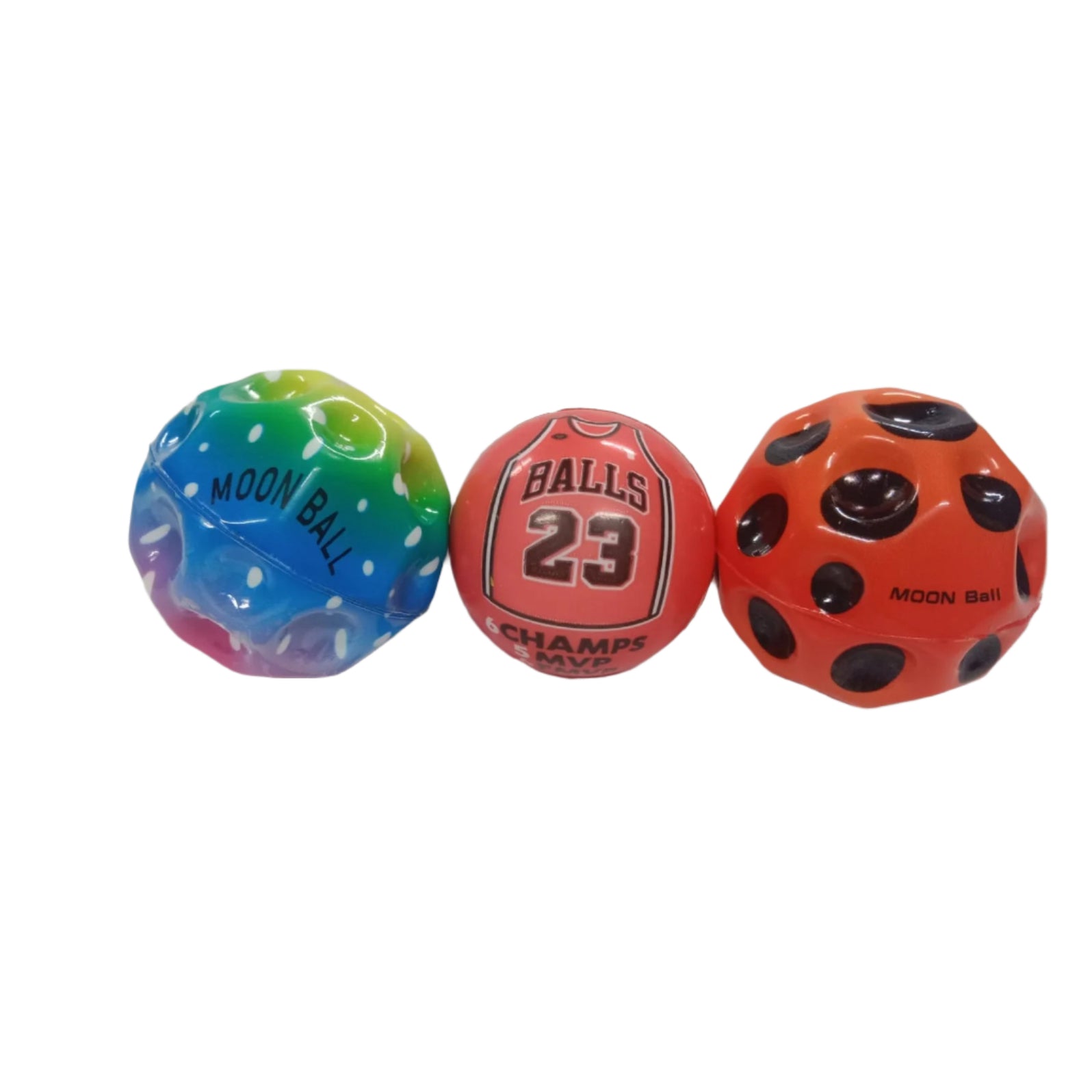 Mittal Sport Moon Ball Pack of 3 - Multi Color — Toycra