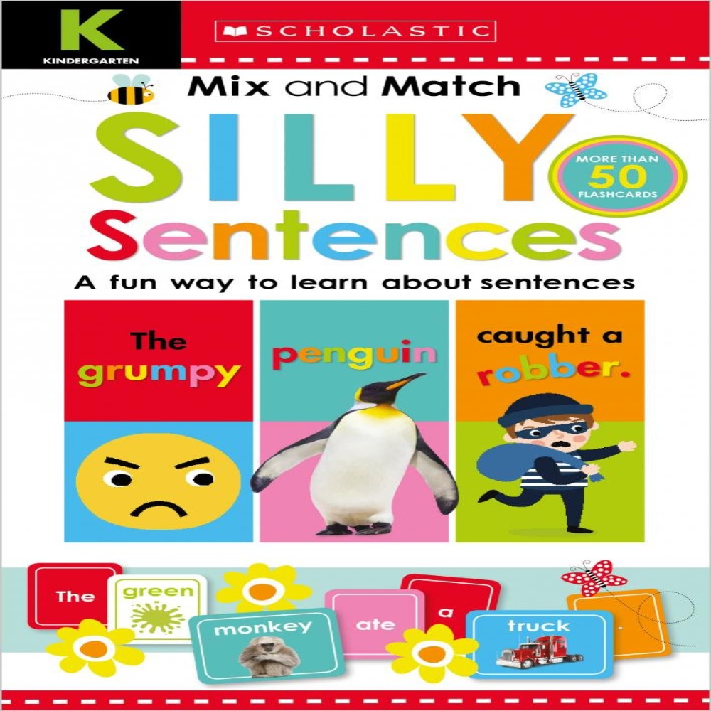 Mix & Match Silly Sentences Kindergarten Book — Toycra
