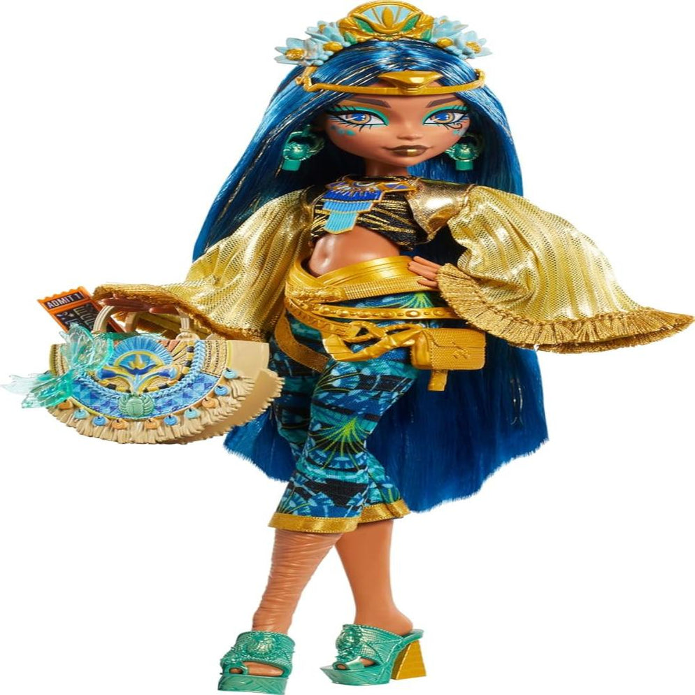 Monster High Monster Fest Cleo De Nile Fashion Doll With Festival Outf ...
