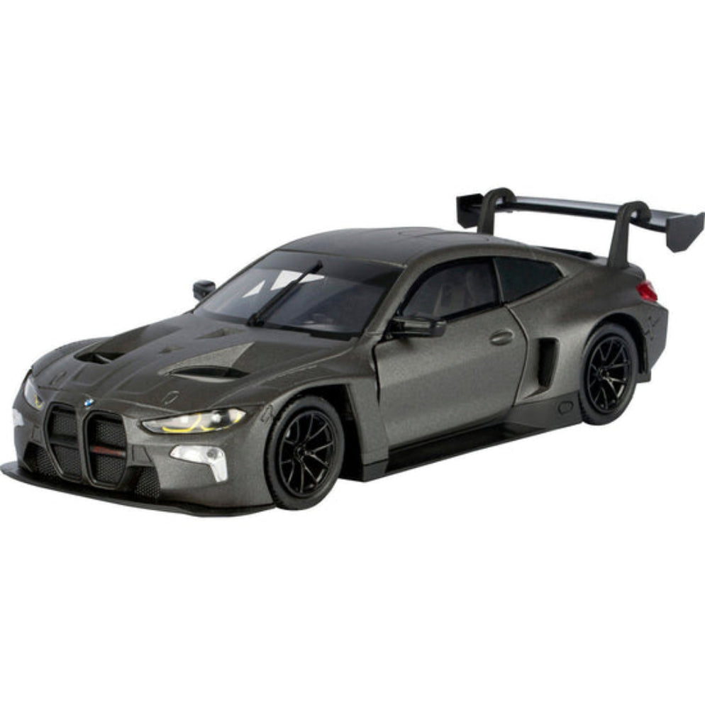 Motormax 1/24 Scale BMW M4 GT3 Diecast Scale Model (Mat Grey) — Toycra