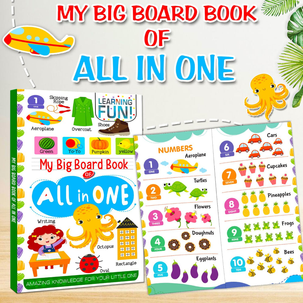 My Big Board Book Of All In One — Toycra