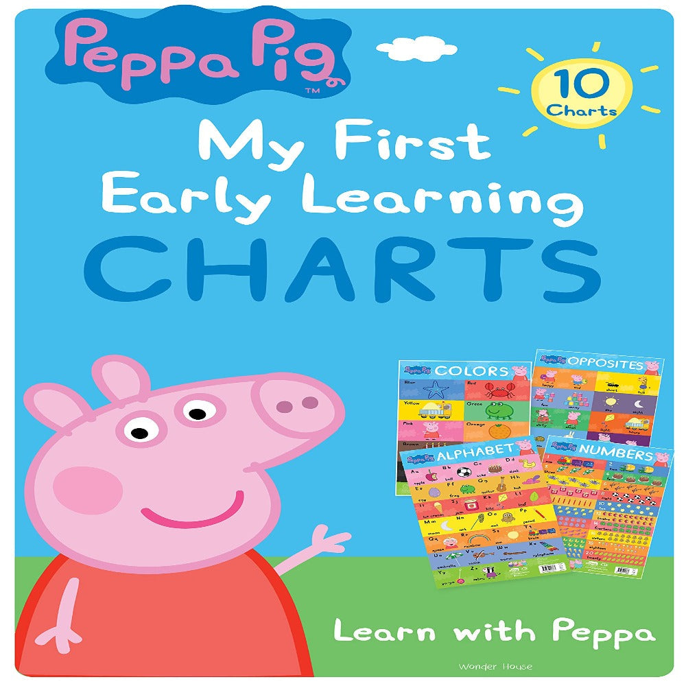 My First Early Learning Charts (10 Charts) — Toycra