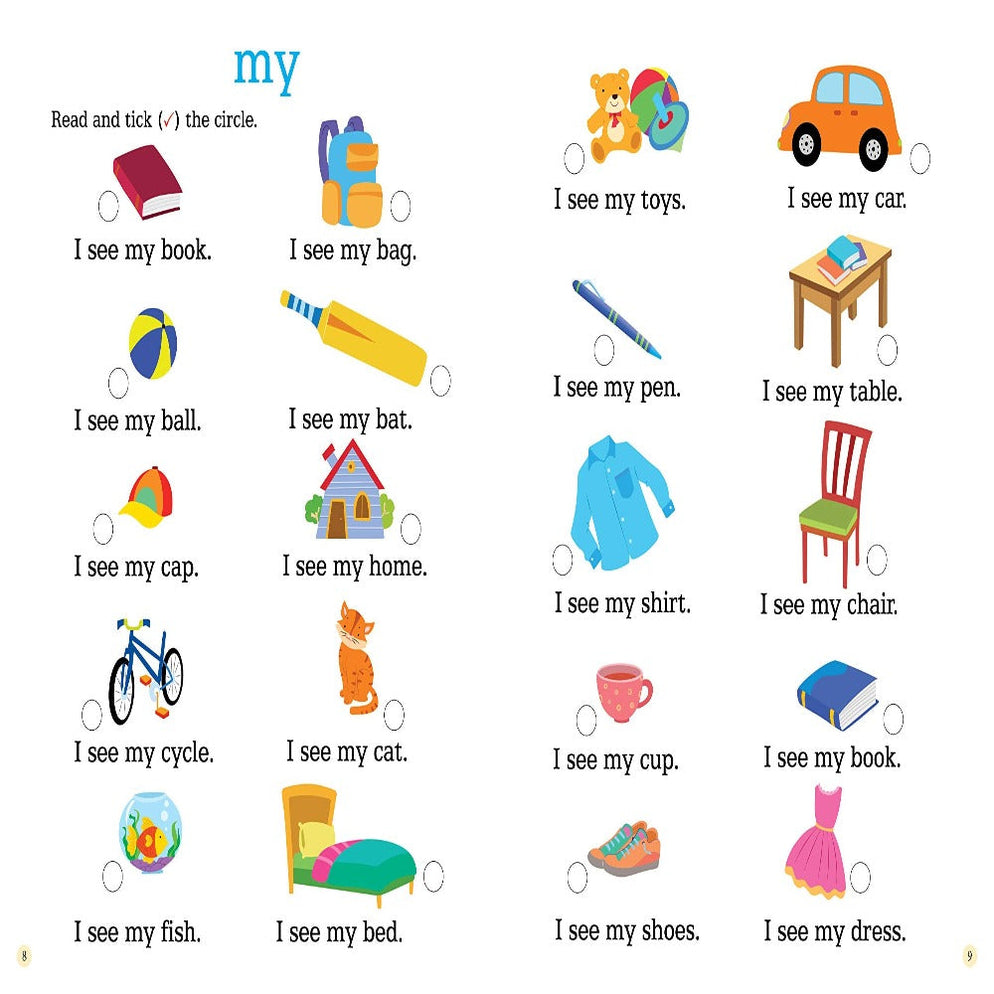 My First Sight Words And Sentences Level - 1 — Toycra