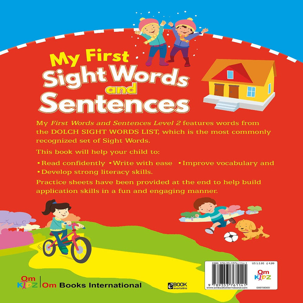My First Sight Words And Sentences Level - 2 — Toycra