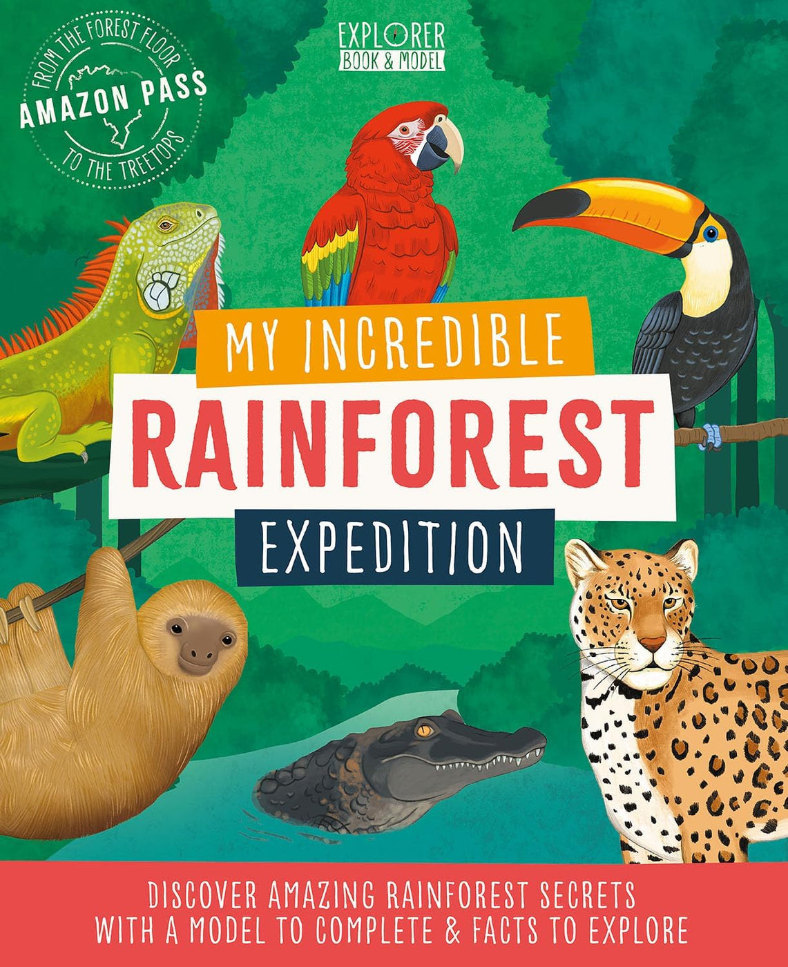 My Incredible Rainforest Expedition set (Book & Model) — Toycra