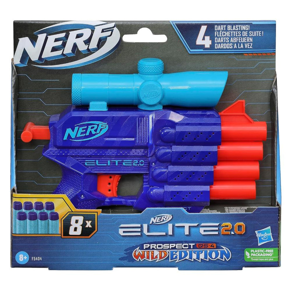 Nerf Elite 2.0 Prospect Qs-4 Blaster Wild Edition — Toycra