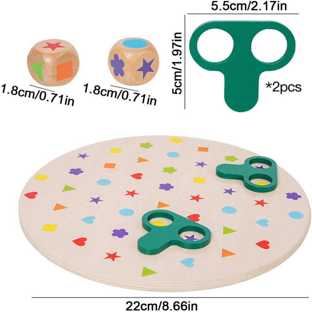Open Ended Color and Shape Matching Game — Toycra