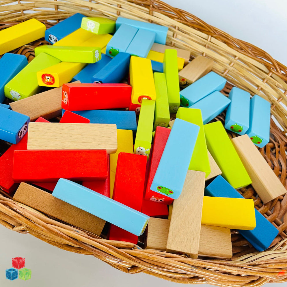 Open Ended Jungle Tumble Wooden Stacking Game — Toycra