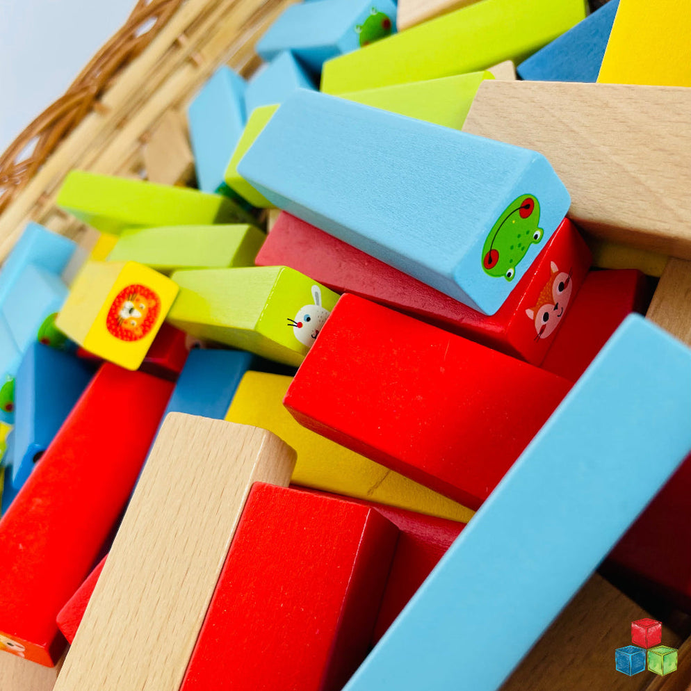 Open Ended Jungle Tumble Wooden Stacking Game — Toycra