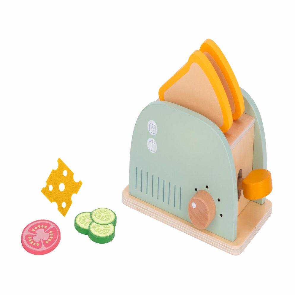 Open Ended Little Chef's Toaster Set -6 Pieces — Toycra