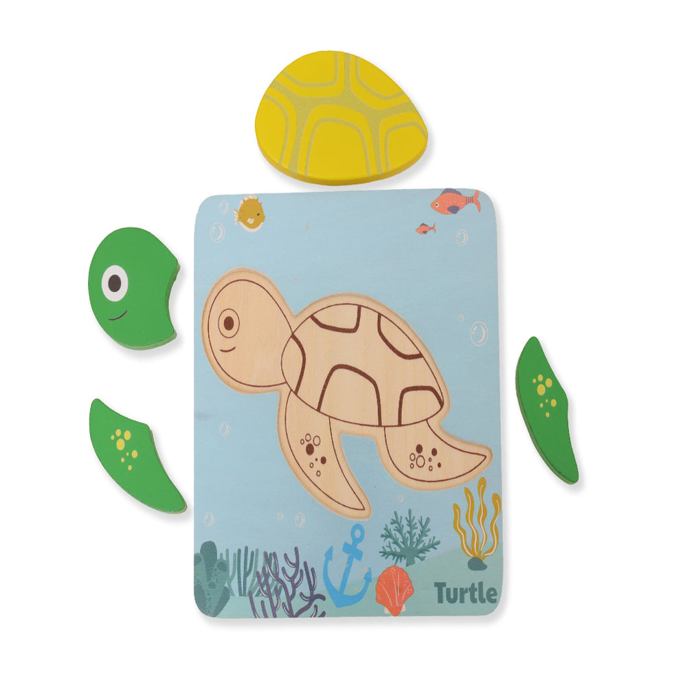 Open Ended Toddler's First 6 In 1 Puzzle - Animals (6 puzzles, 27 pcs ...