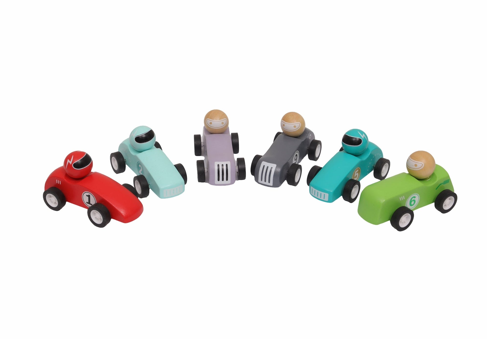 Open Ended Wooden Pull Back Race Car (1 Pc) — Toycra