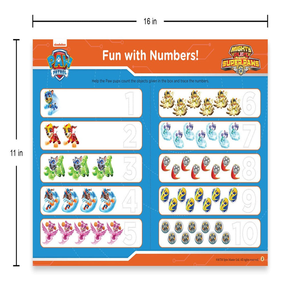 Paw Patrol Mighty Pups Superpaws Fun Learning Set — Toycra