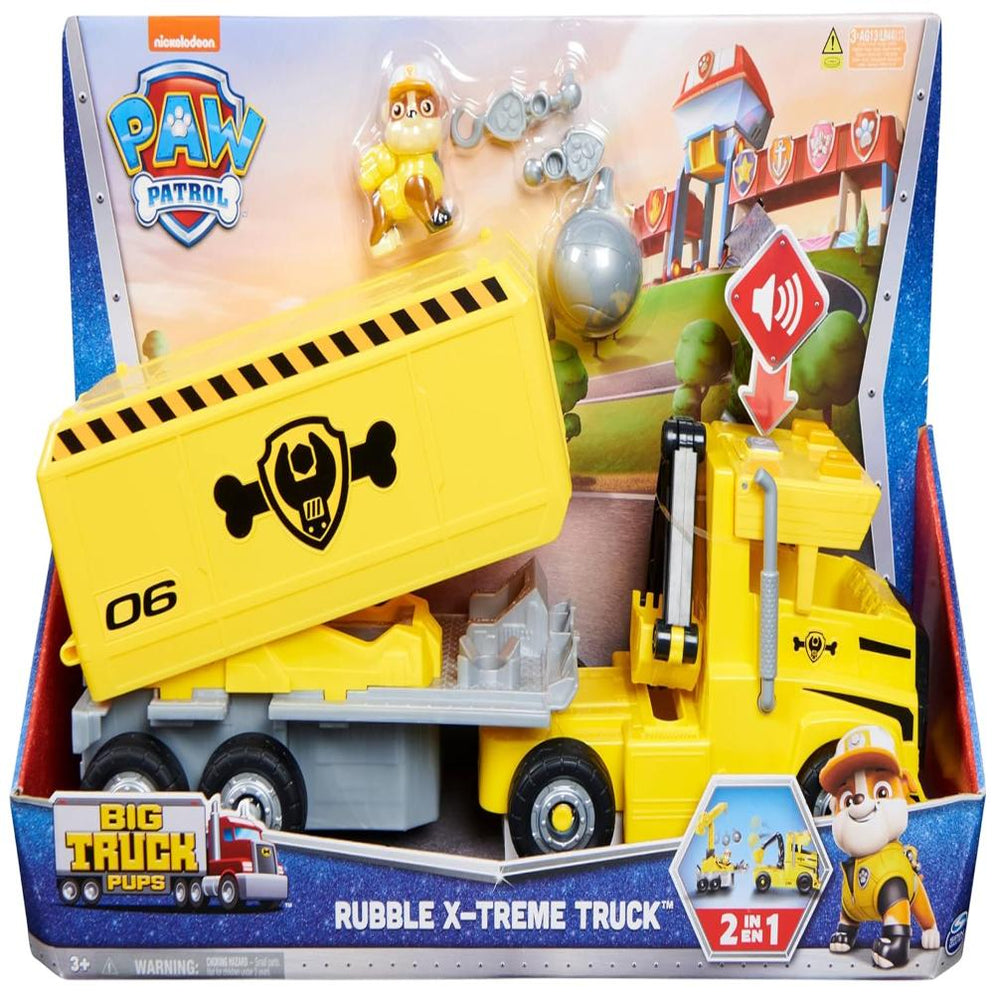 Paw Patrol Rubble's 2-in-1 Transforming X-Treme Truck — Toycra