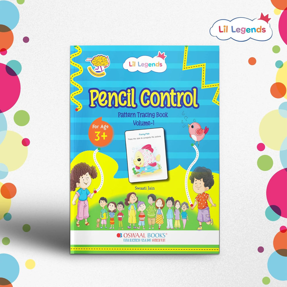 Pencil Control Pattern Tracing Book — Toycra