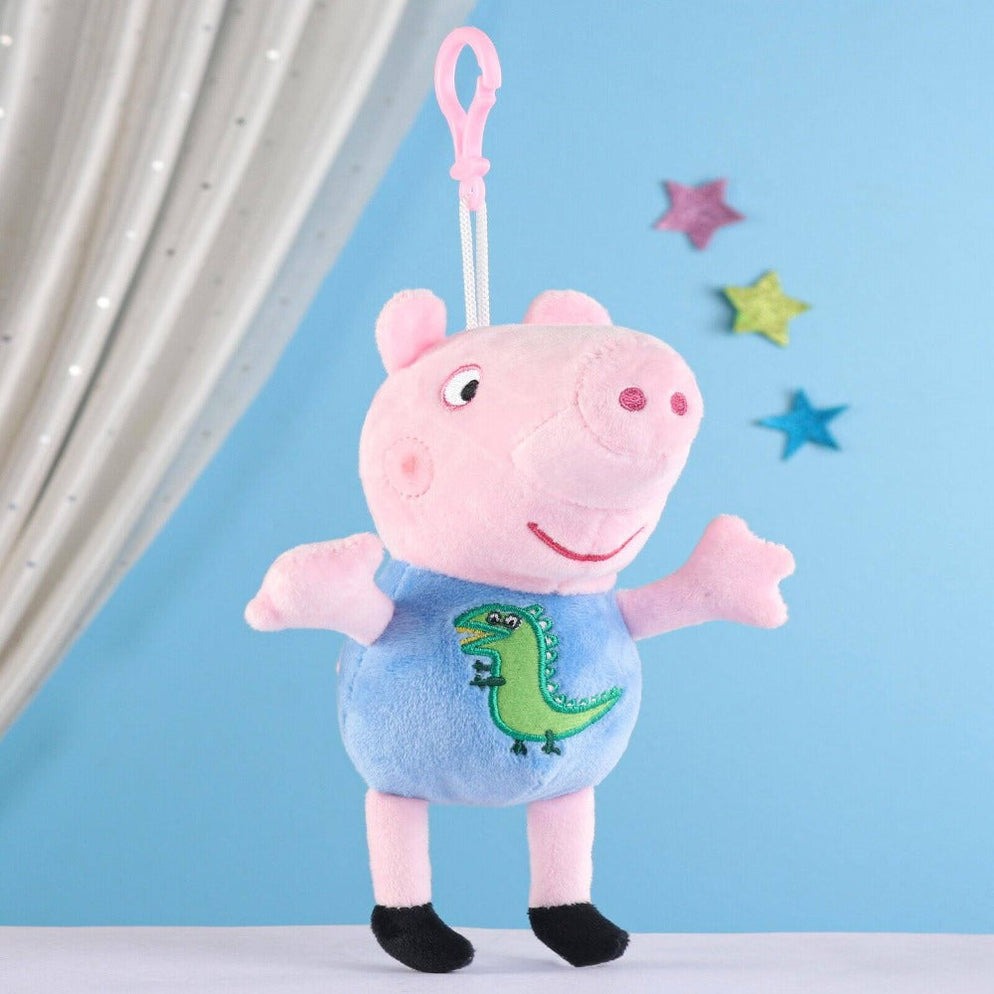 Peppa Pig George Pig Plush Soft Toy Blue - Height 19 cm — Toycra