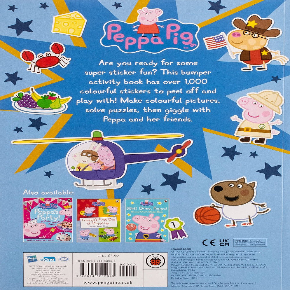 Peppa Pig Super Stickers Activity Book — Toycra