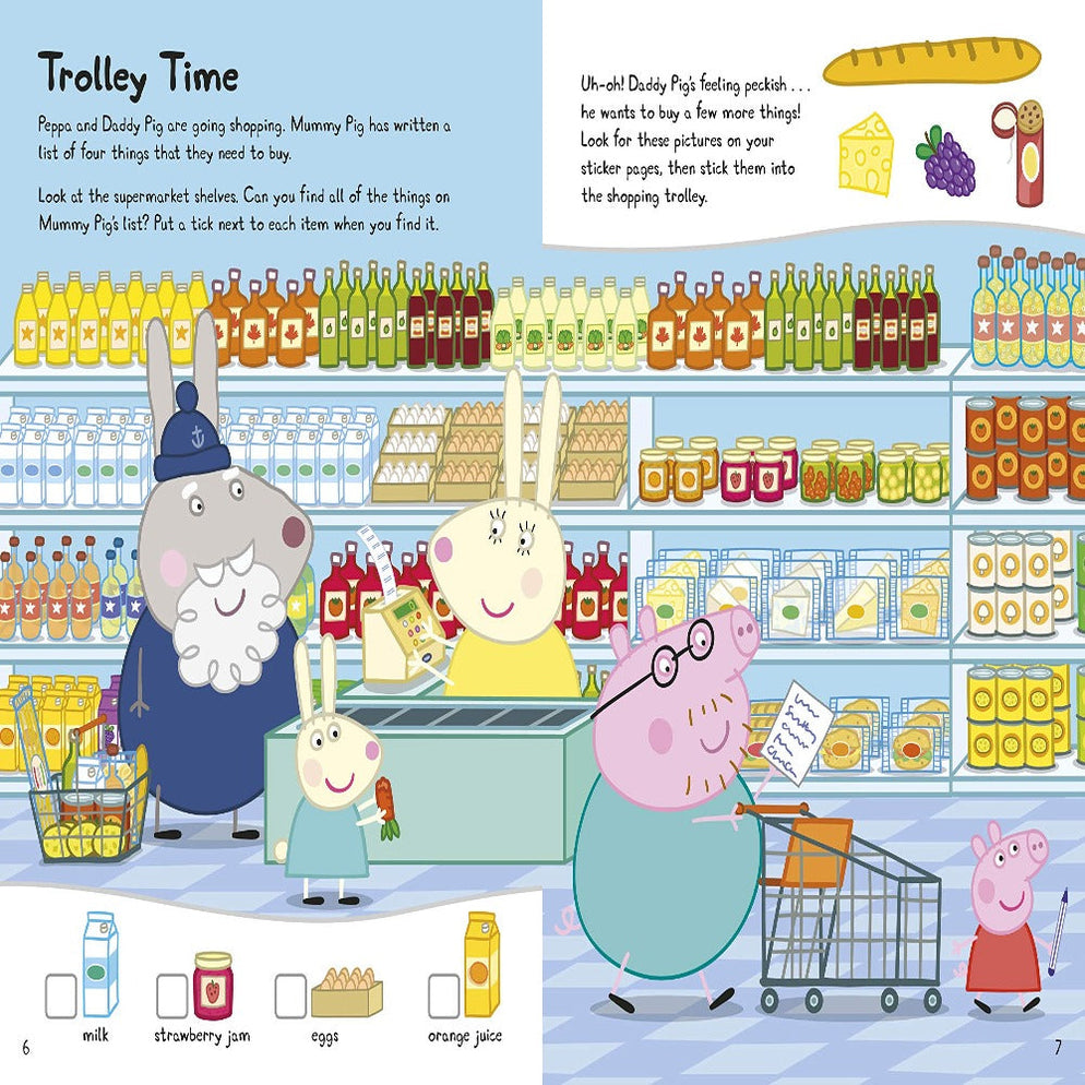 Peppa Pig Super Stickers Activity Book — Toycra
