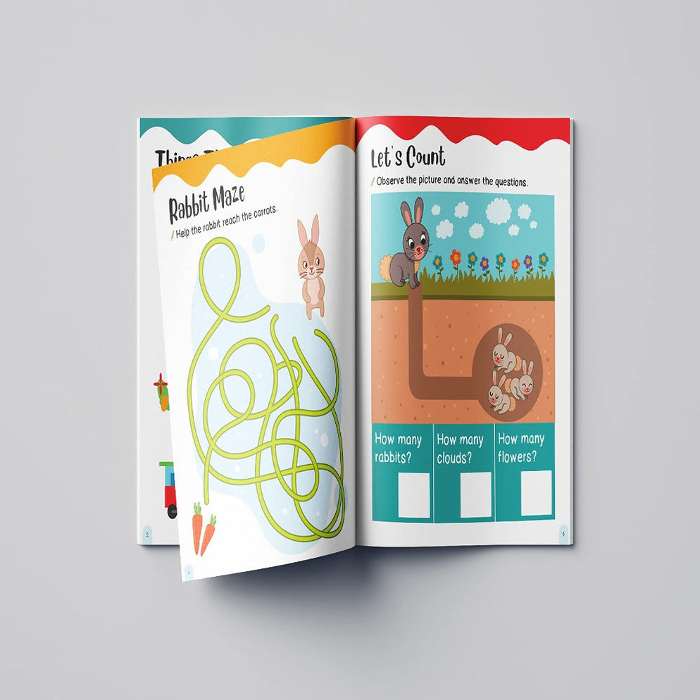 Preschool Complete Learning Activity Pack ( Set Of 8 Books ) — Toycra