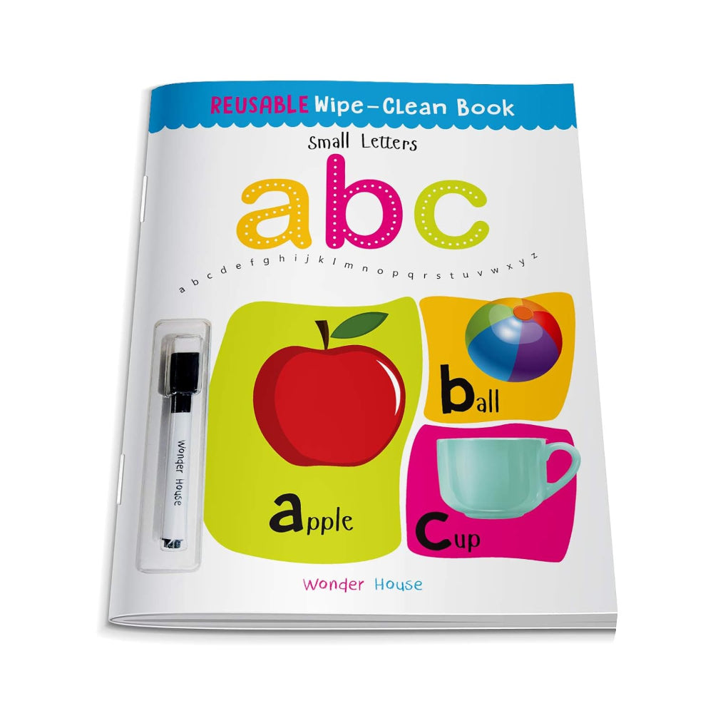 Reusable Wipe And Clean Small Letters Book — Toycra
