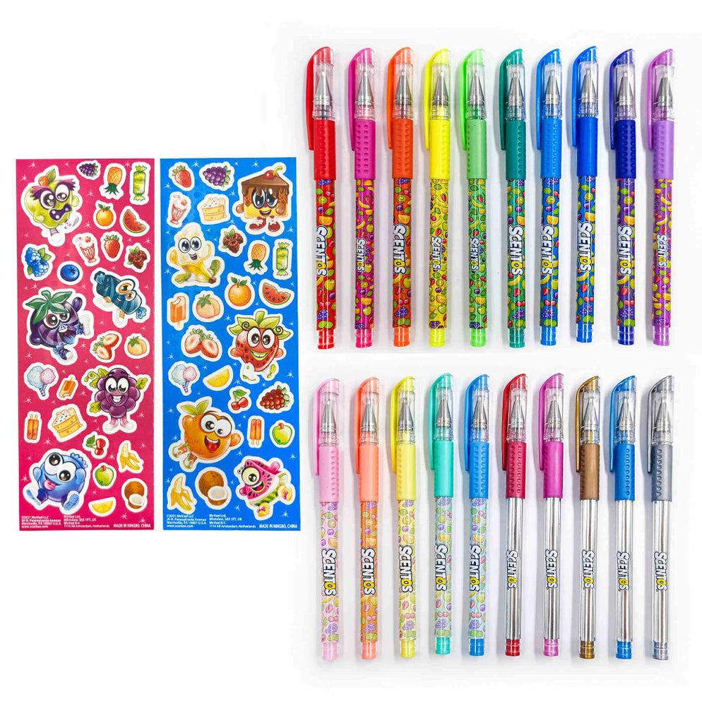 Scentos Scented Gel Pens 20 Count Pack — Toycra