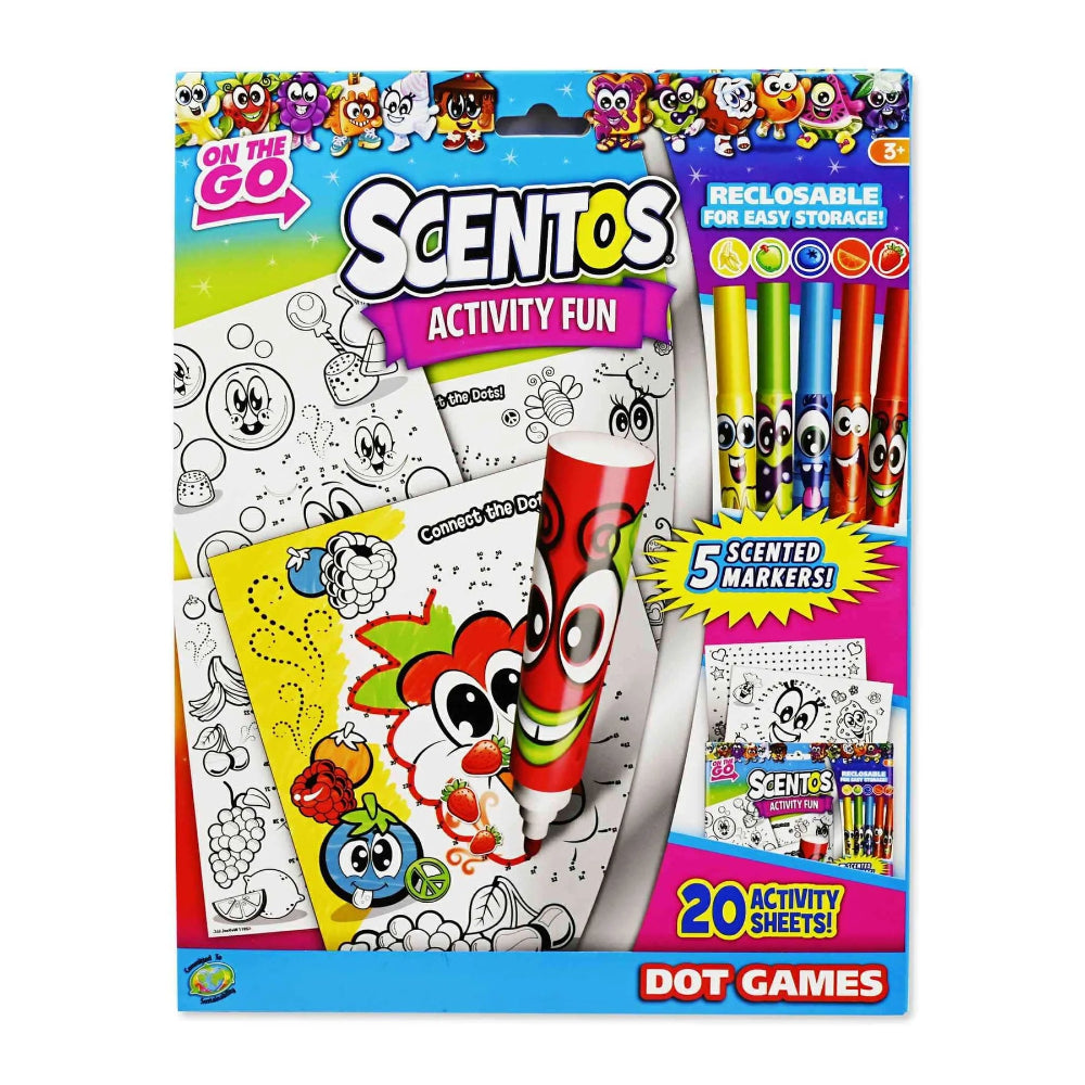 Scentos Travel Colouring Kit - Dot to Dot — Toycra