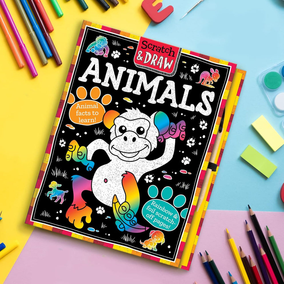 Scratch & Draw Books — Toycra