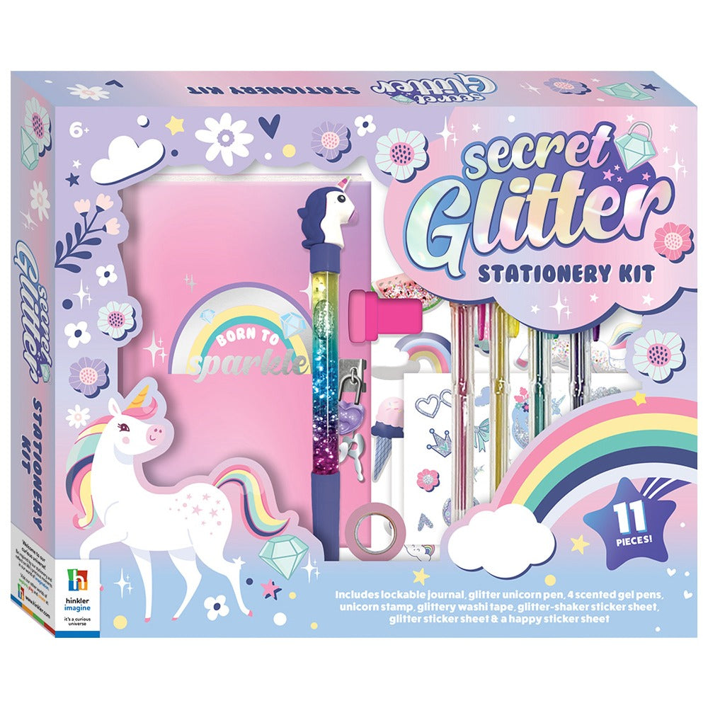 Secret Glitter Stationery Kit — Toycra