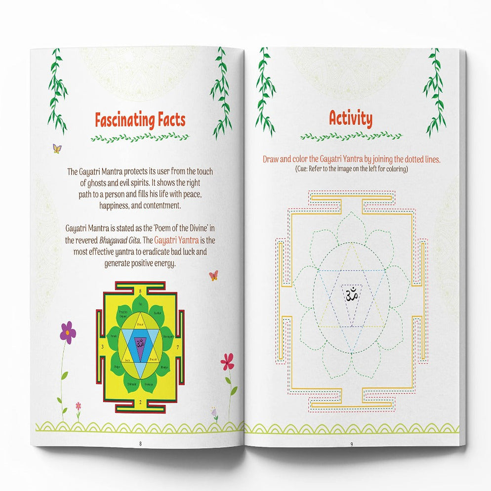 Shlokas And Mantras Activity Book For Kids — Toycra