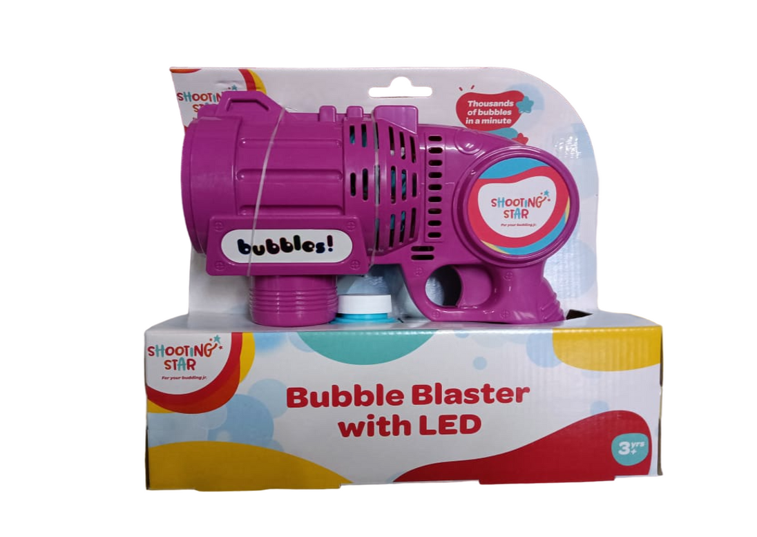 Shooting Star Bubble Blaster With LED — Toycra