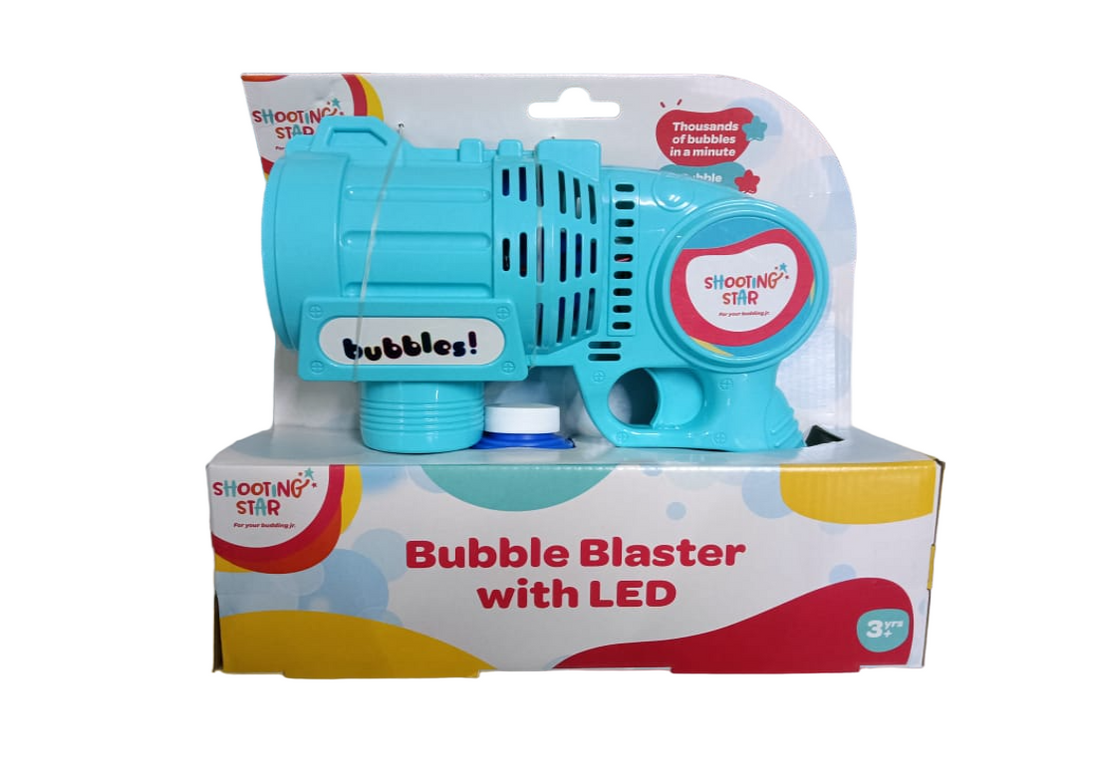 Shooting Star Bubble Blaster With LED — Toycra