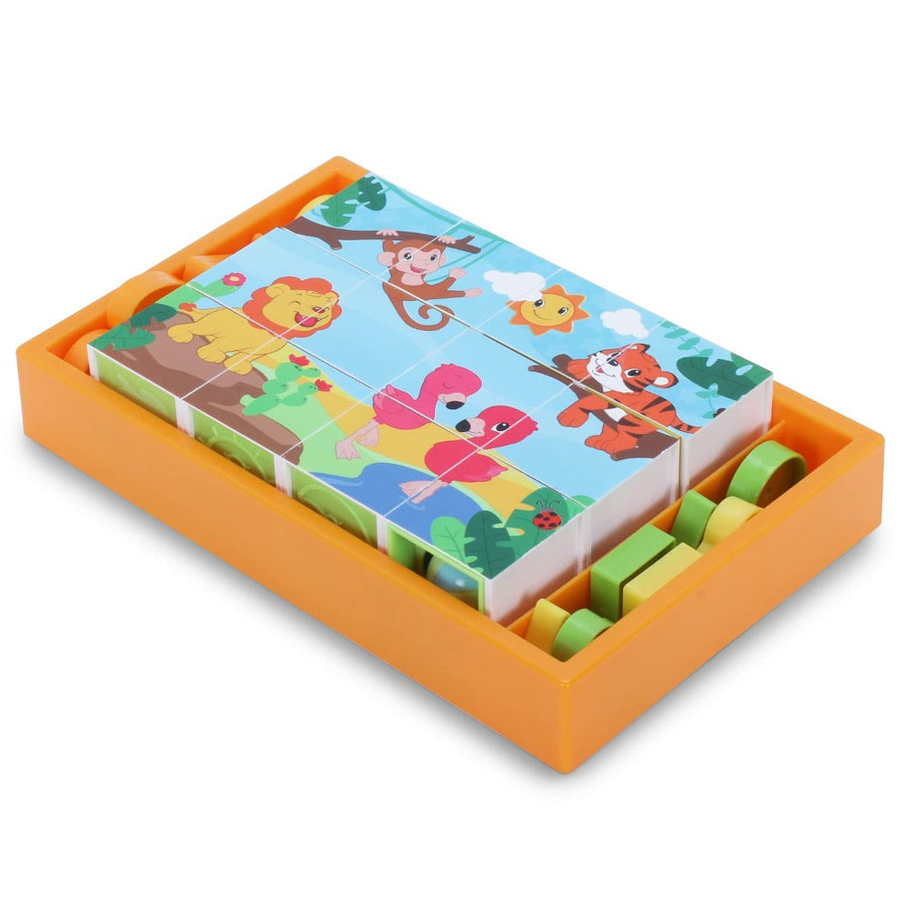 Simba ABC Magic Cube Educational Puzzle - Animal Printed — Toycra