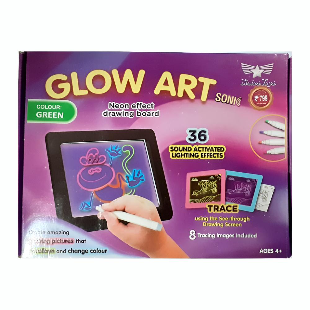 Sirius Toys Glow Art Neon Effect Drawing Board- Small | Buy Online at ...