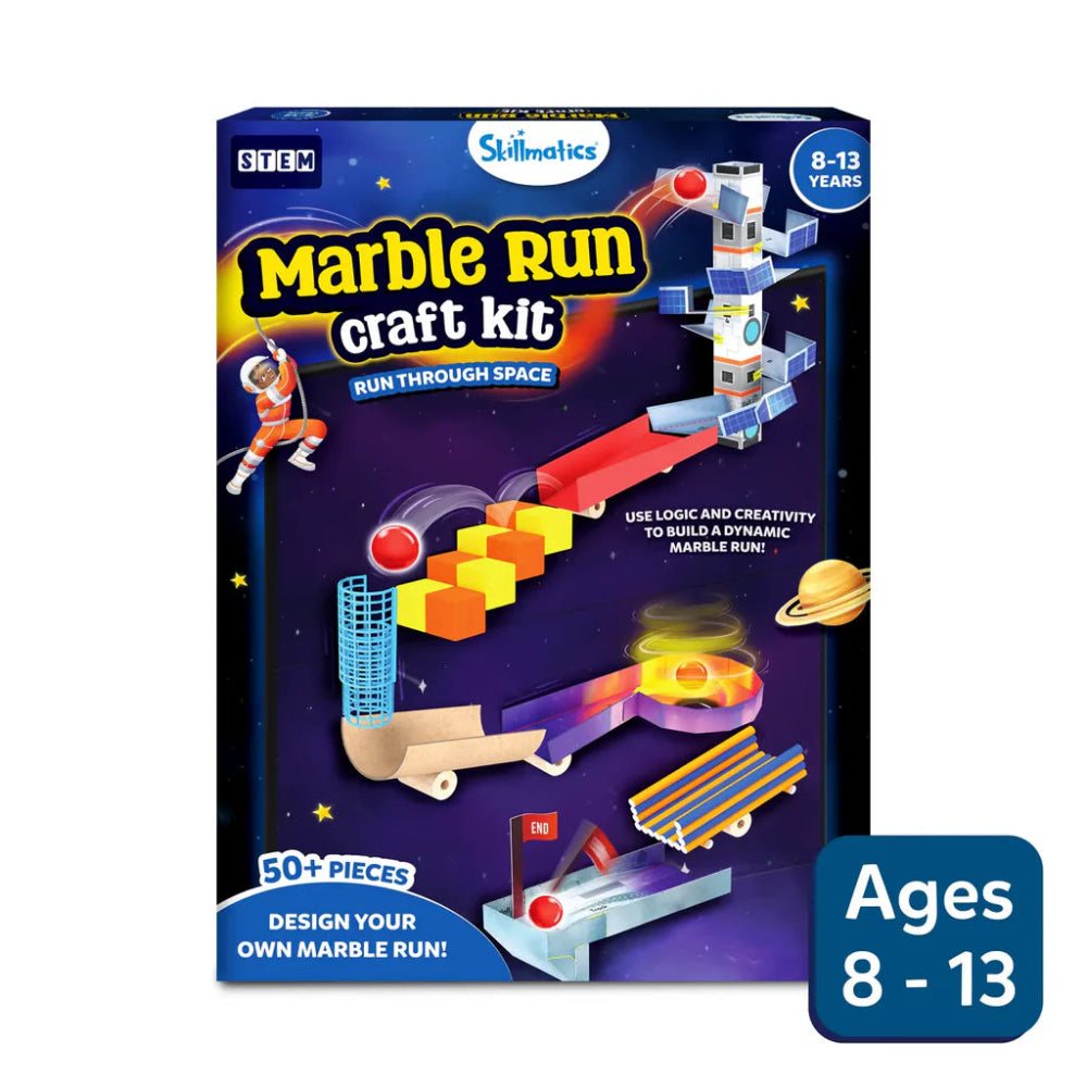 Skillmatics Marble Run Craft Kit: Run Through Space (ages 8-13) — Toycra