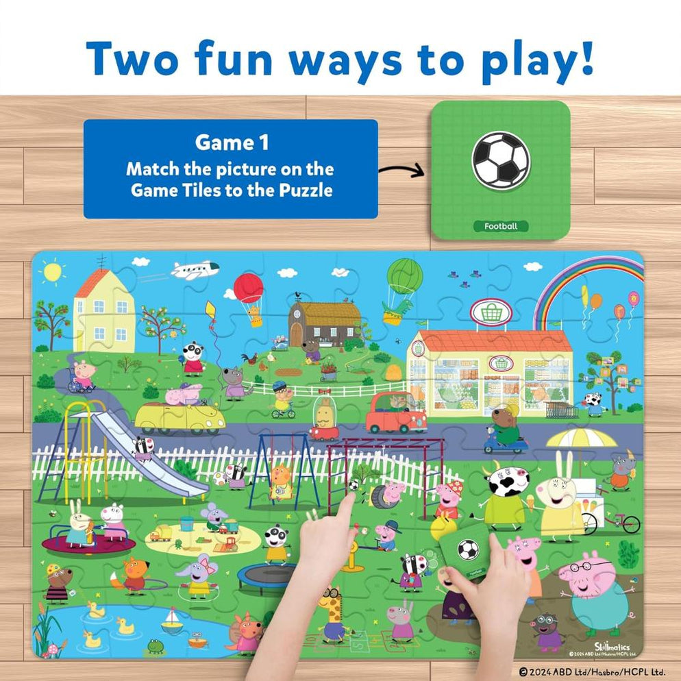 Skillmatics Piece & Play: Peppa Pig | Floor Puzzle & Game (ages 3-7 ...