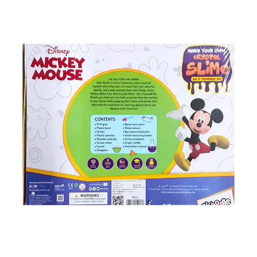 Skoodle Disney Mickey Mouse Make Your Own Crystal Slime — Toycra