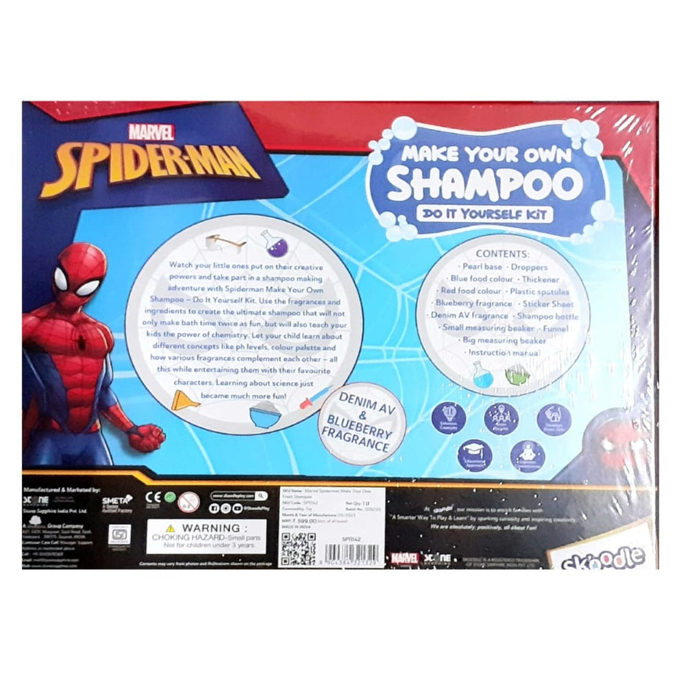 Skoodle Marvel Spider-Man Make Your Own Shampoo — Toycra