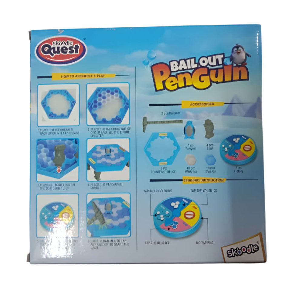 Skoodle Quest Bail Out Penguin Game — Toycra