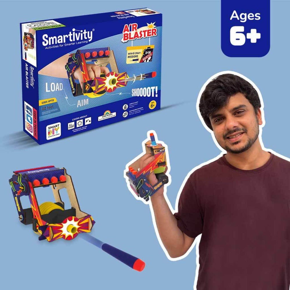 Smartivity Air Blaster STEM DIY Fun Toy — Toycra