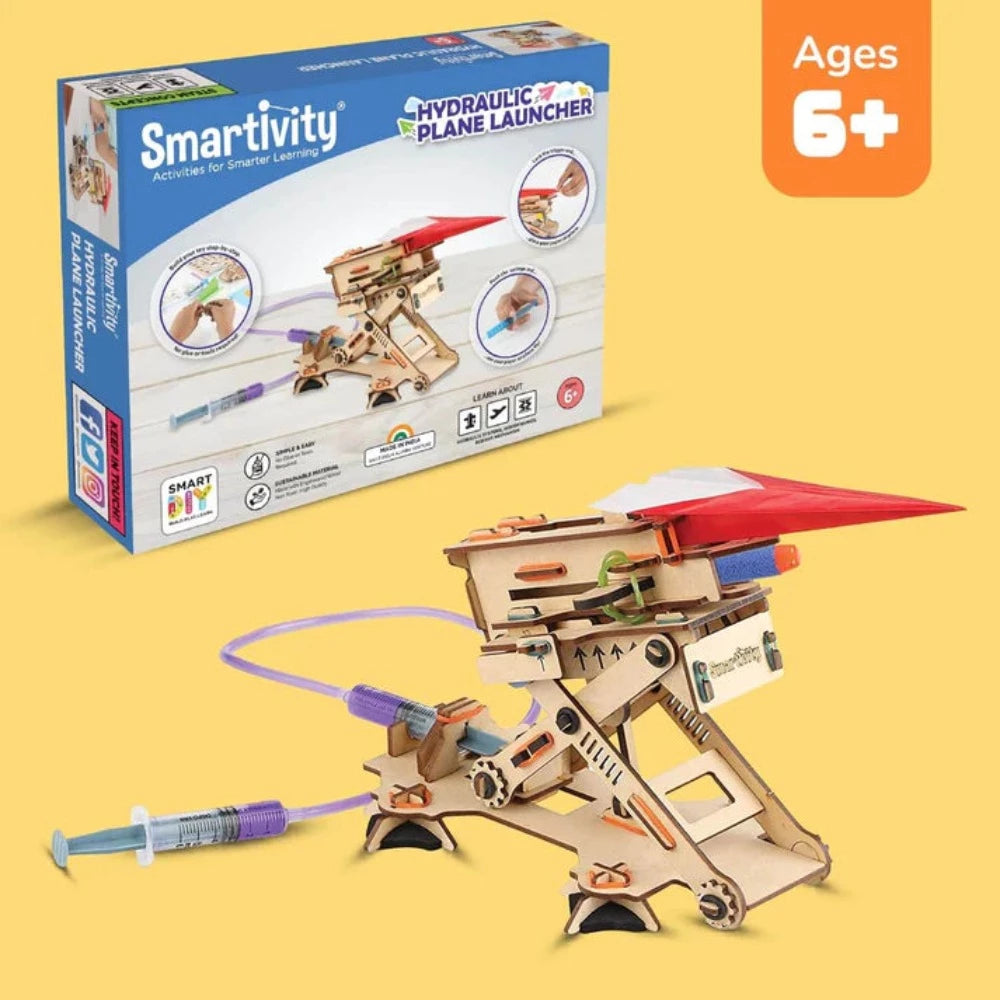 Smartivity Hydraulic Plane Launcher — Toycra