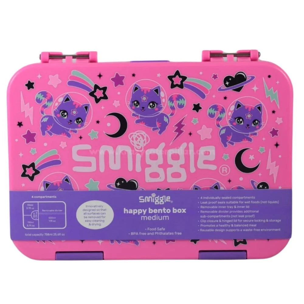 Smiggle Happy Bento Lunchbox Medium — Toycra