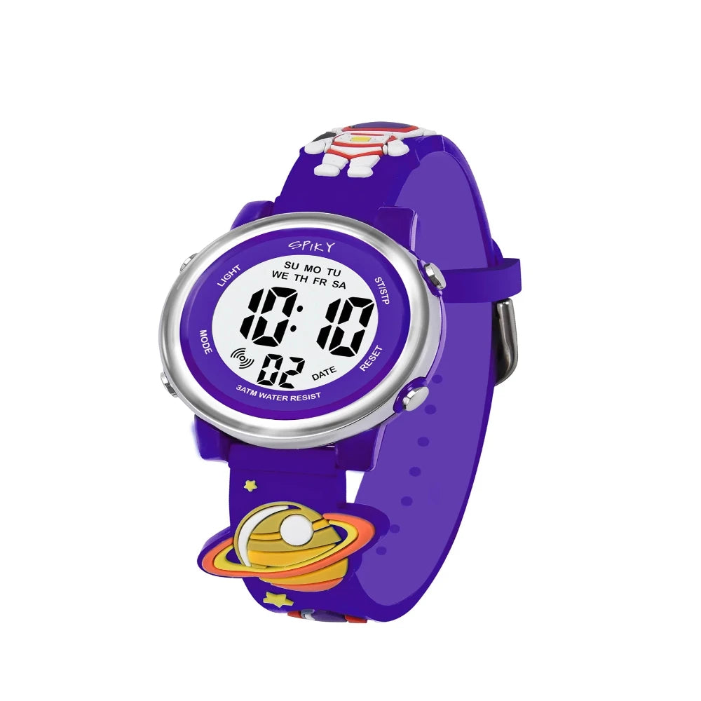 Spiky SPKEVA27 Round Digital Watch for Kids — Toycra