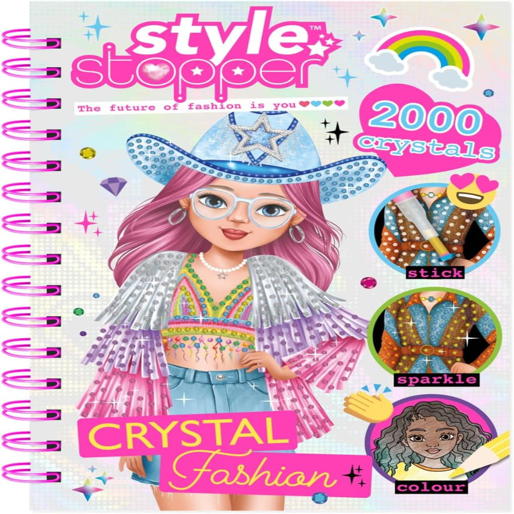 Style Stopper Crystal Fashion Design Sketch Book — Toycra