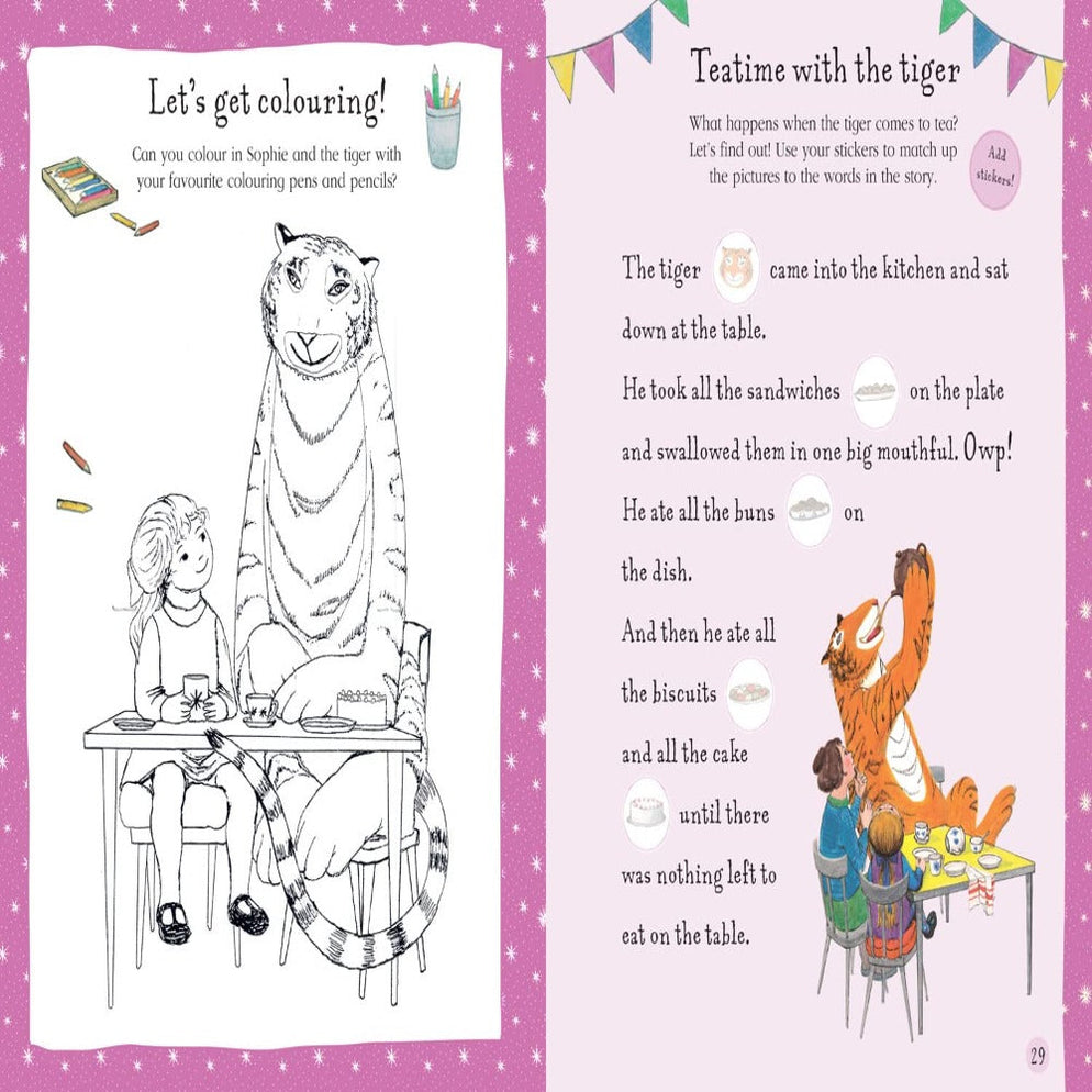 The Tiger Who Came To Tea Activity Book — Toycra
