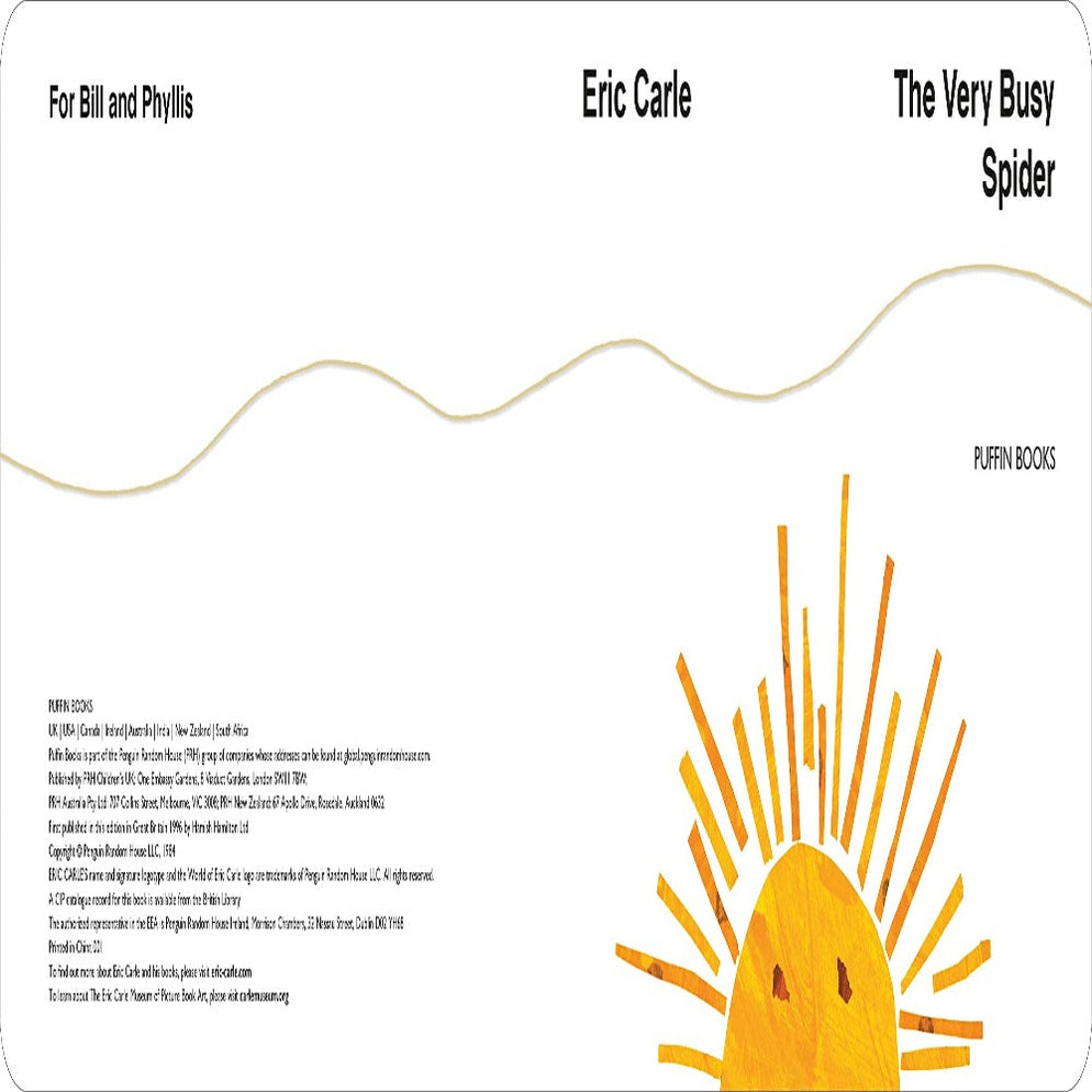 The Very Busy Spider By Eric Carle — Toycra