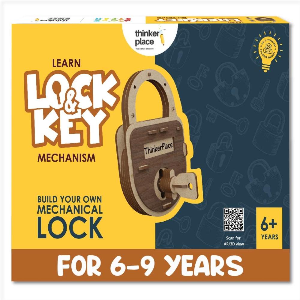 Thinker Place Lock & Key Mechanism — Toycra