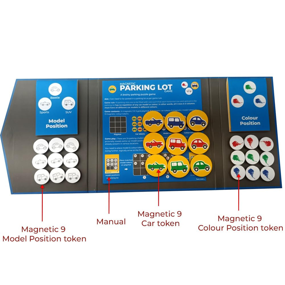 Toykraftt Magnalogix Parking Lot Game — Toycra