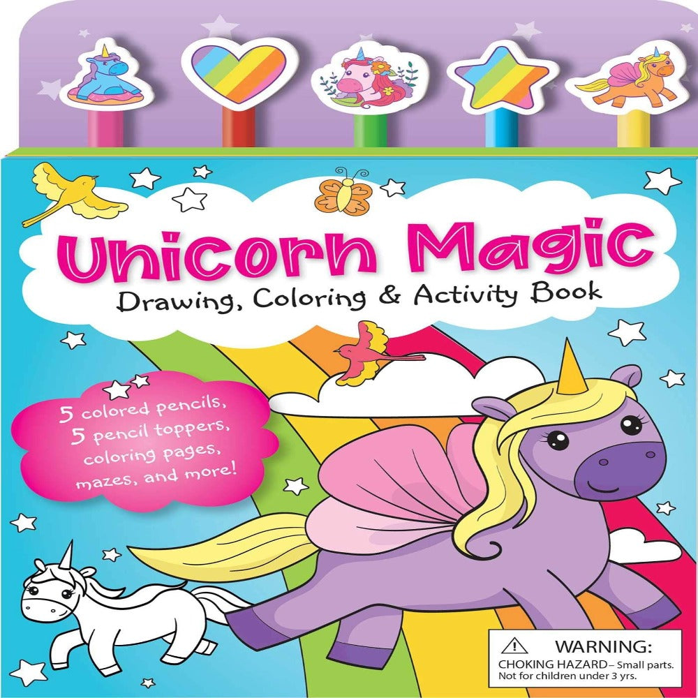 Unicorn Magic Drawing, Coloring & Activity Book — Toycra