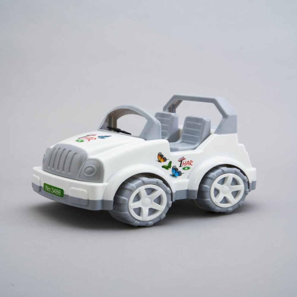 United Agencies Anam Thar Jeep Toy -White — Toycra
