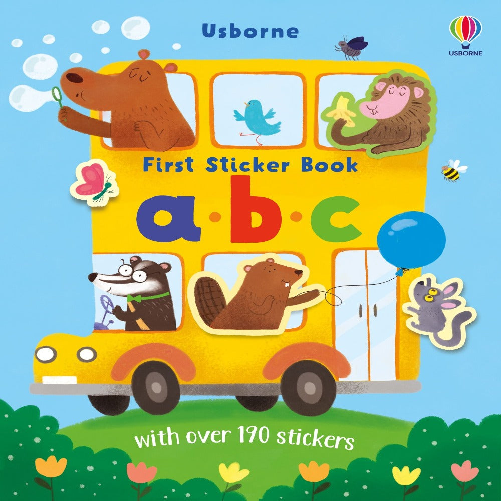 Usborne First Sticker Book abc — Toycra